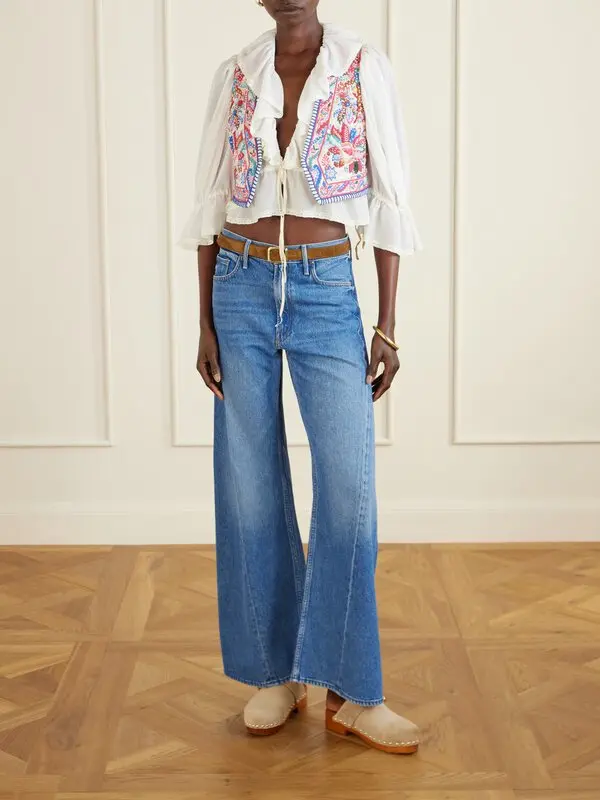 Etro Embroidered Cotton Vest - Multi