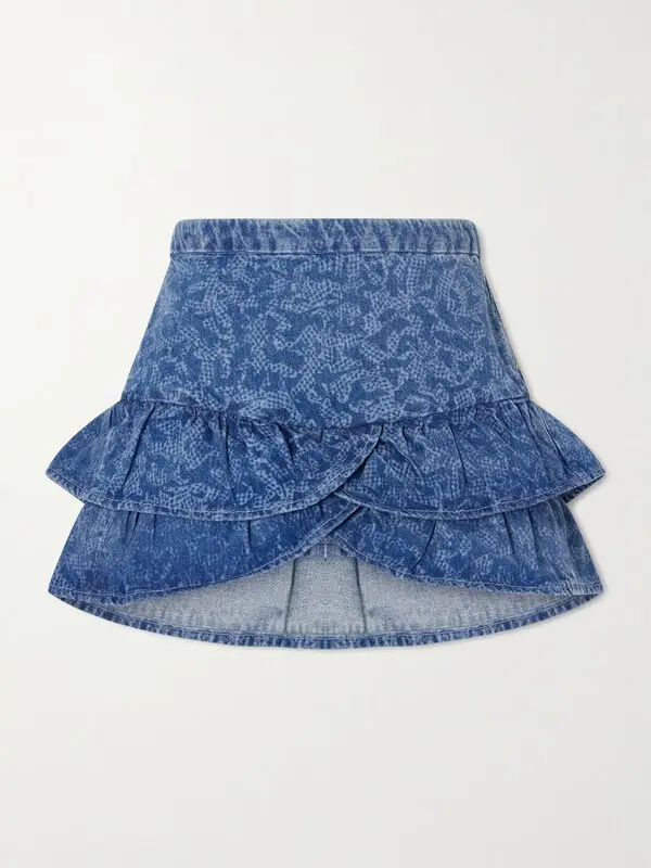 MARANT ETOILE Leyje Ruffled Mini Skirt
