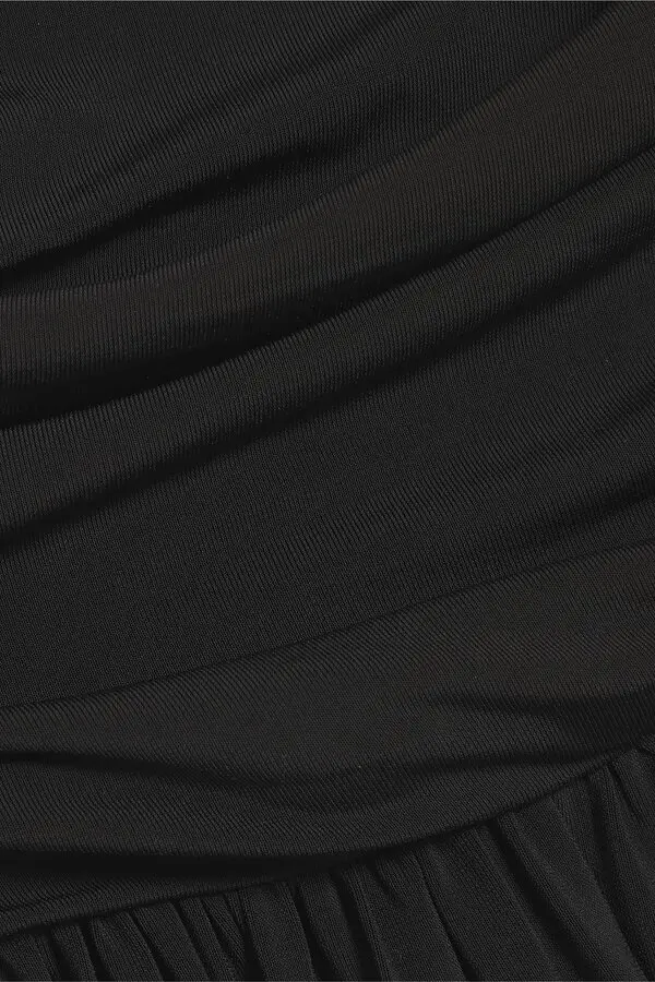 Max Mara Ghia Gathered Stretch-jersey Midi Dress