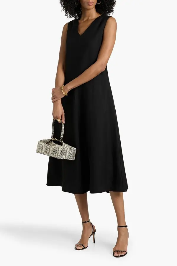 Max Mara Egoista Twill Midi Dress