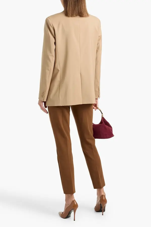 Max Mara Materia Wool Blazer - Beige