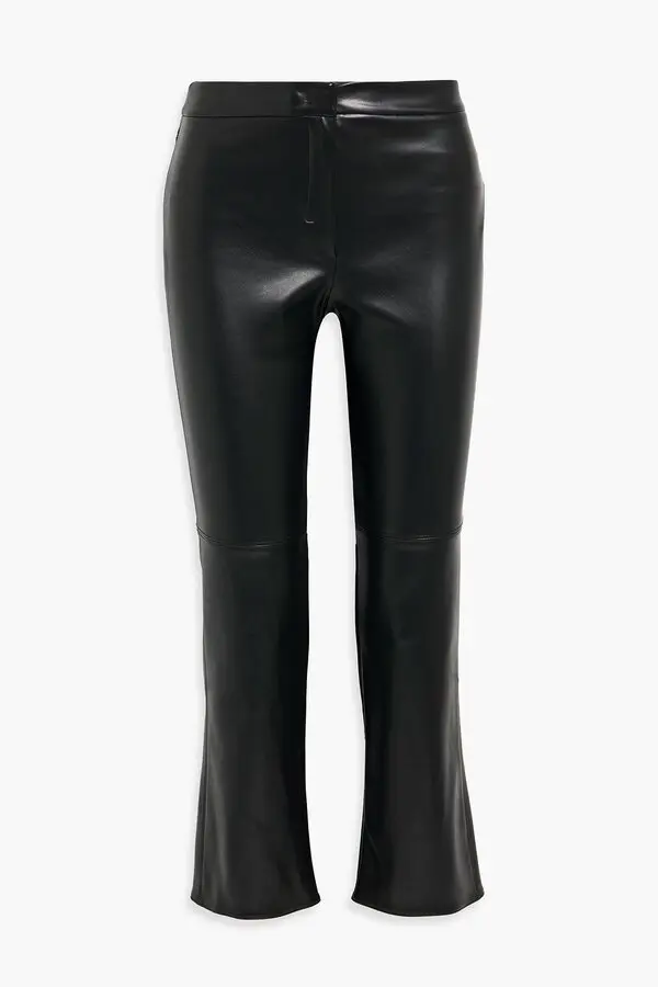 Max Mara Flared High-rise Pants - Black