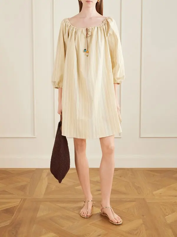 Bernadette Bonnie Striped Mini Dress