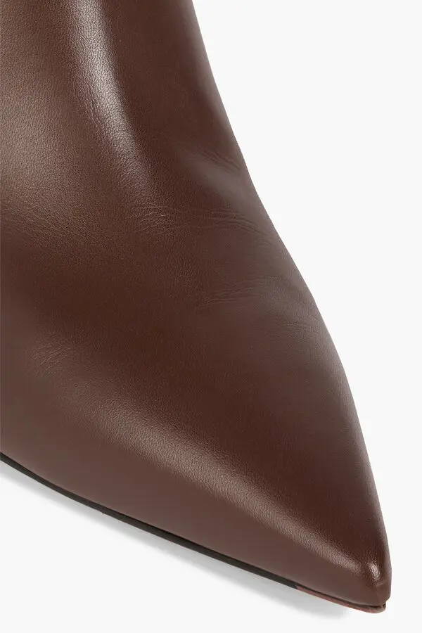 GIANVITO ROSSI Joyce Leather Knee Boots - Brown