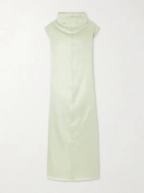 Altuzarra Silk Maxi Dress - Green