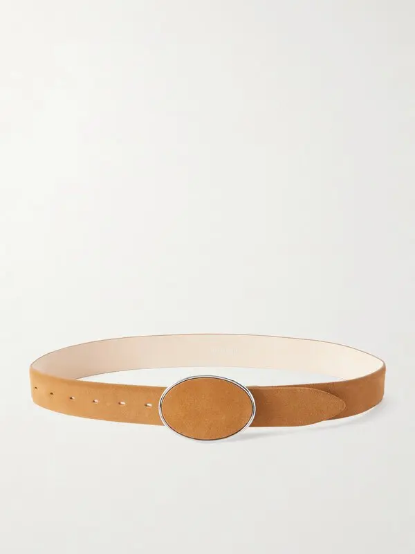DEHANCHE Flint Suede Belt - Brown