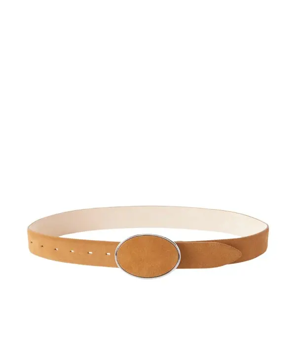 DEHANCHE Flint Suede Belt - Brown
