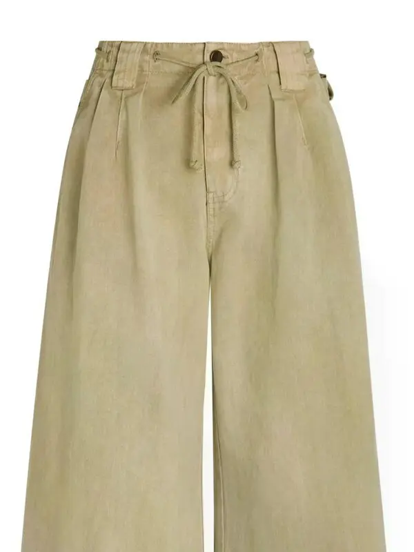 Free People Julien Drawstring Trousers - Neutrals