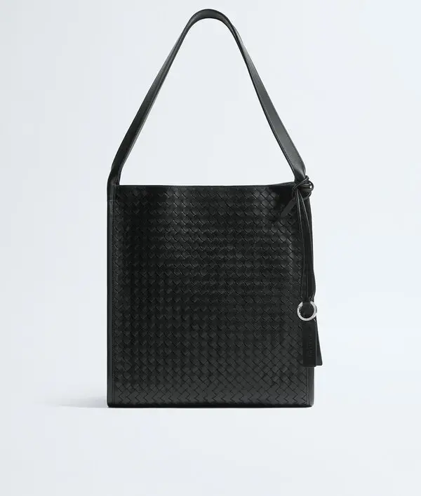 Bottega Veneta Intrecciato Nappa Supple Tote Bag - Black