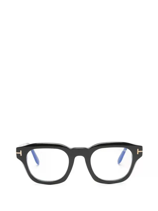 TOM FORD Geometric Frame Eyeglasses - Black