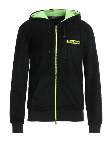 Balmain Hooded Sweatshirt With Logo And Zip Fastening