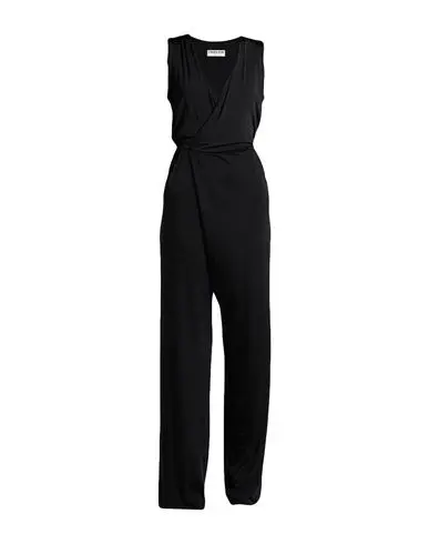 Chiara Boni La Petite Robe Wrap-effect Sleeveless Jumpsuit - Black