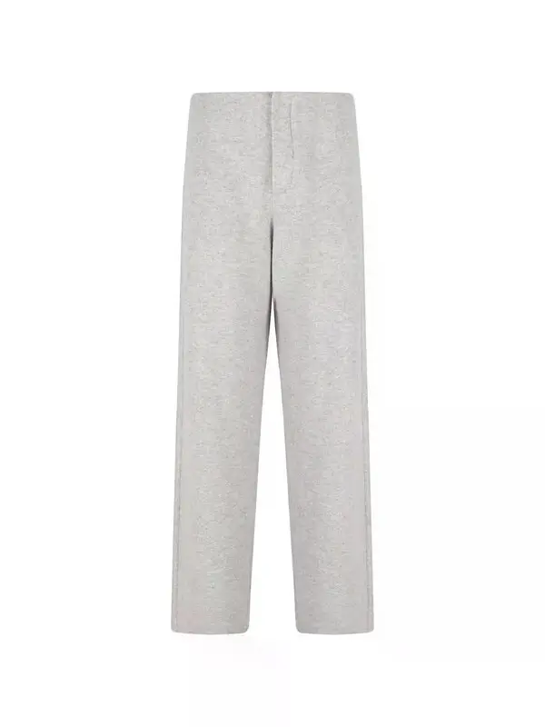 Max Mara Elasticated Waist Intarsia Trousers - Grey