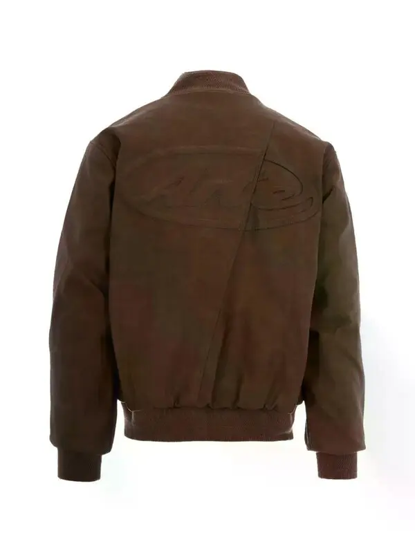 ARTE ANTWERP Embroidered Bomber Jacket - Brown