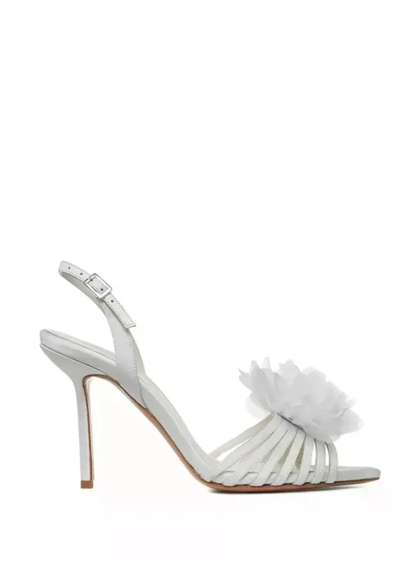 GINISSIMA Julia Heeled Sandals - White