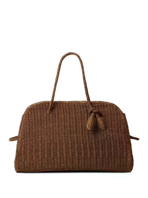 Jacquemus Large Raffia Bag - Brown