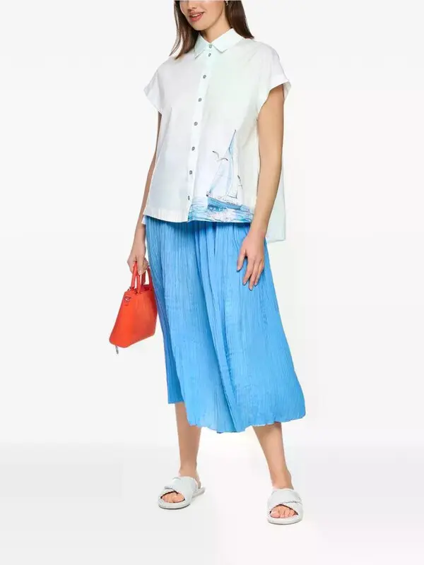 MARCCAIN Maritime Print Shirt