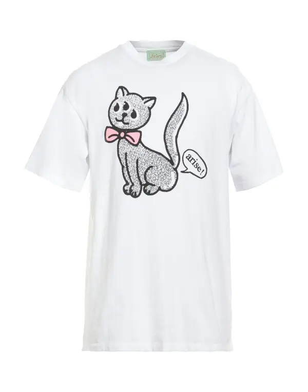 Aries T-shirt Dark Size Cotton - White