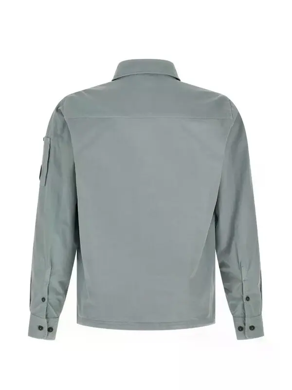 C.P. COMPANY Organic Gabardine Zipped Lens Overshirt