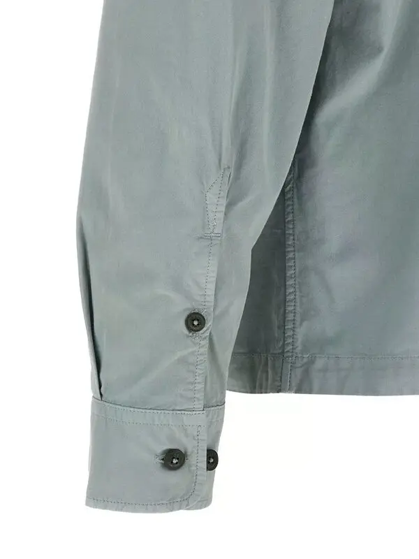 C.P. COMPANY Organic Gabardine Zipped Lens Overshirt