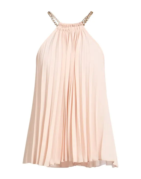 HOPPER Crepe Pleated Top - Pink