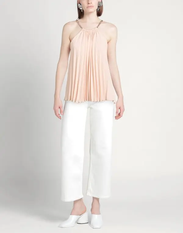 HOPPER Crepe Pleated Top - Pink