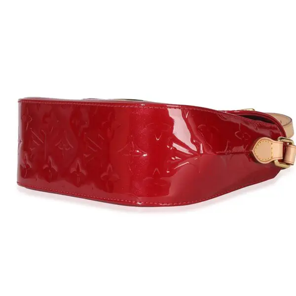 LOUIS VUITTON Pomme D'amour Monogram Vernis Bellflower Pm - Red