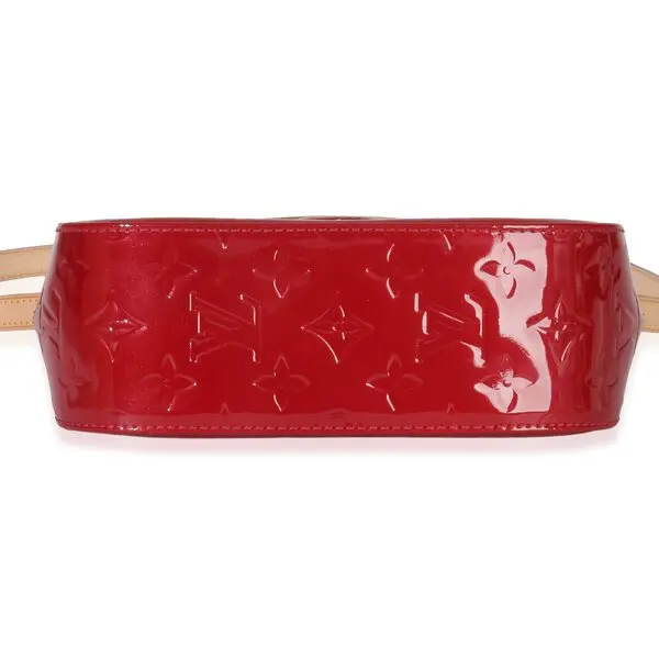 LOUIS VUITTON Pomme D'amour Monogram Vernis Bellflower Pm - Red