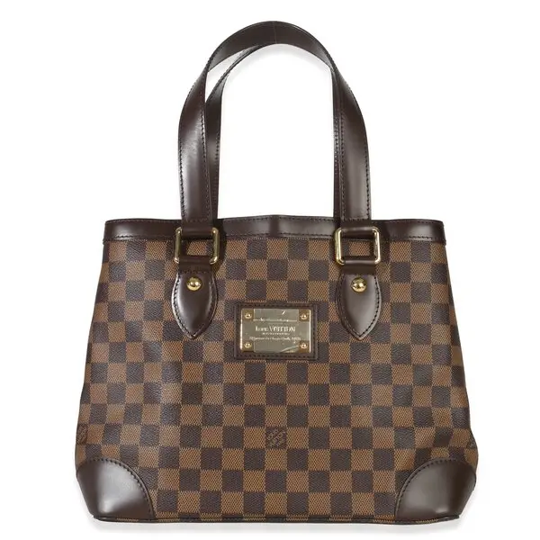 LOUIS VUITTON Damier Ebene Canvas Hampstead Pm - Brown