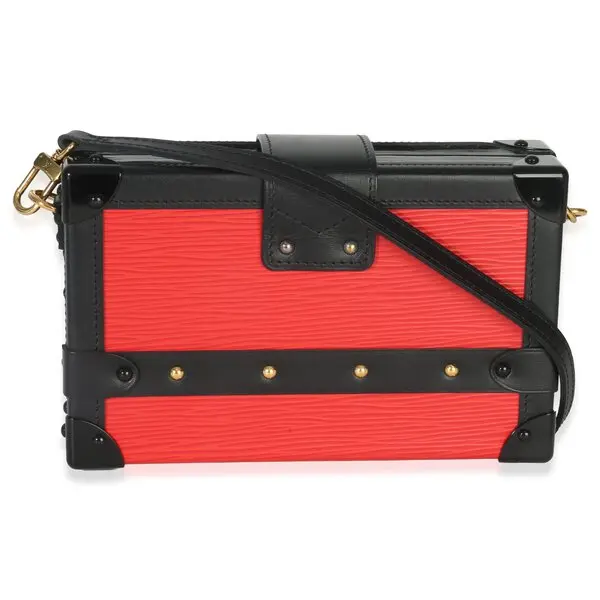 LOUIS VUITTON Black Epi Petite Malle