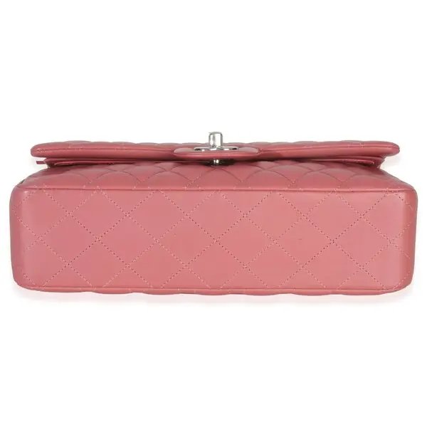 Chanel Quilted Lambskin Classic Double Flap Bag - Pink