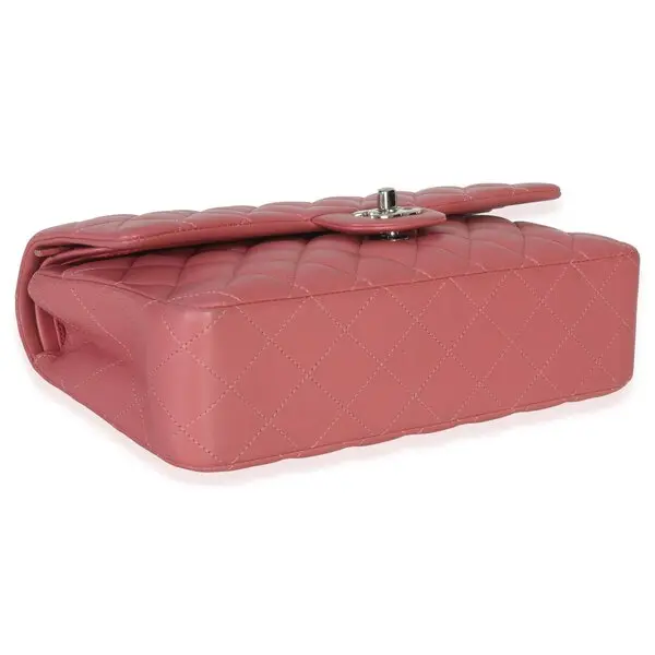 Chanel Quilted Lambskin Classic Double Flap Bag - Pink