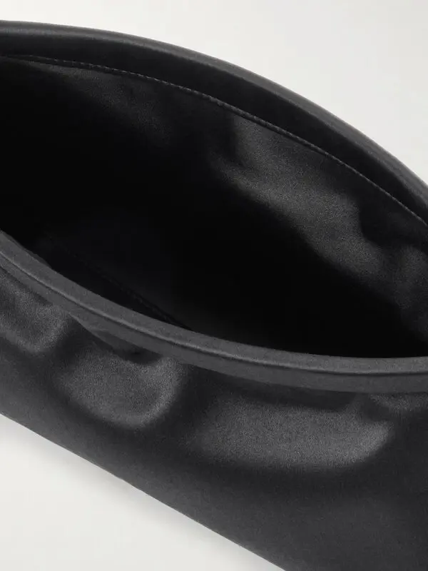 Alaïa Le Click Small Satin Shoulder Bag - Black