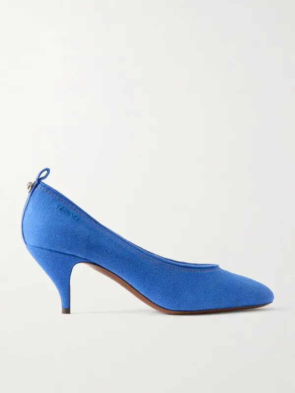 Versace Tina 65 Denim Pumps
