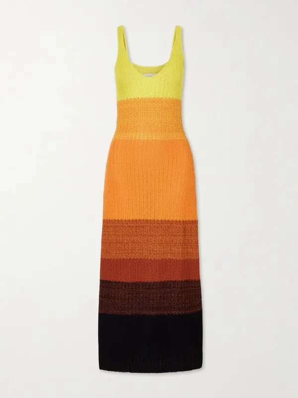 Escvdo Huaral Cotton Maxi Dress - Multi