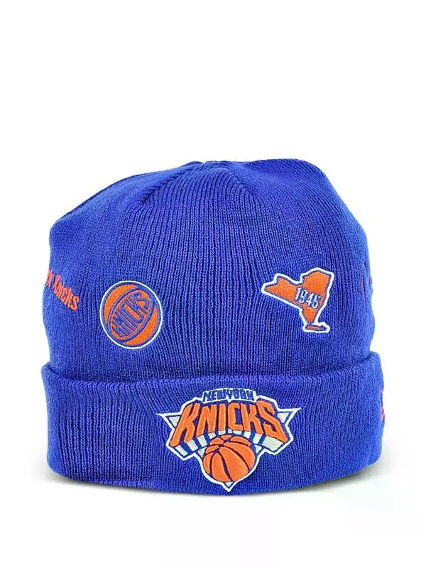 New Era New York Knicks Cuffed Beanie - Blue