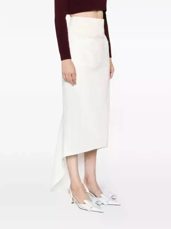 Prada Midi Skirt - White