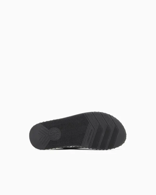 Giorgio Armani Suede Sandals - Grey