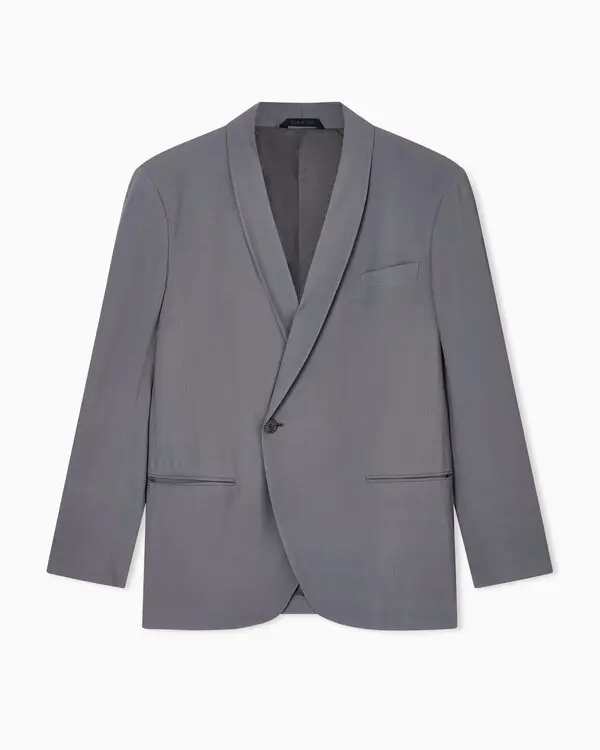 Giorgio Armani Single-breasted Suit In Viscose Cannet