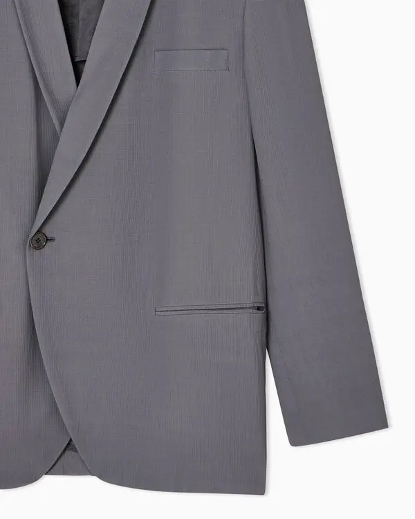Giorgio Armani Single-breasted Suit In Viscose Cannet