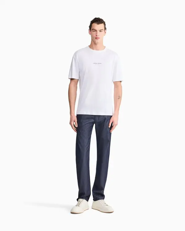Giorgio Armani Stretch Cotton Denim Twill Jeans - Blue
