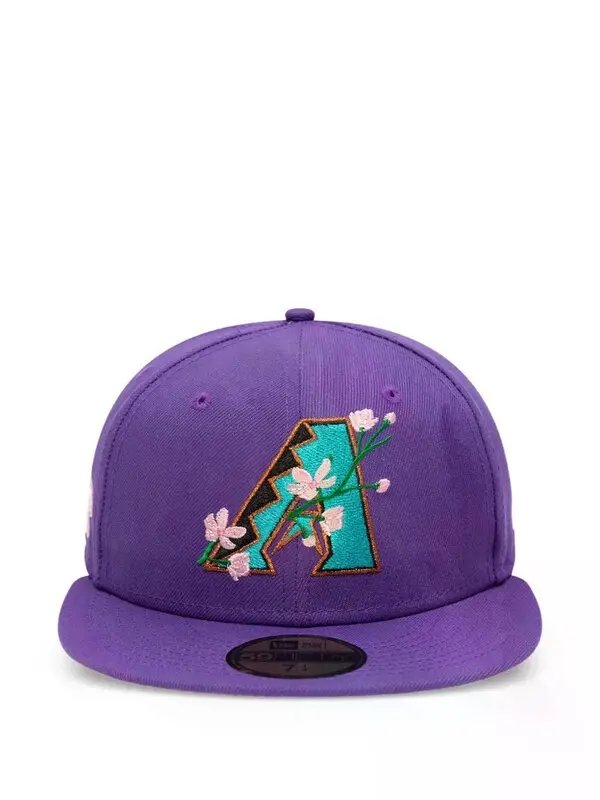 New Era Patch Bloom Fitted Cap - Purple