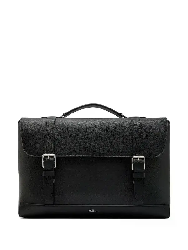 Mulberry Chiltern Leather Briefcase - Black