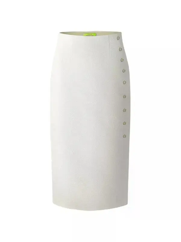 Shanghai Tang Floral Print Skirt - Neutrals