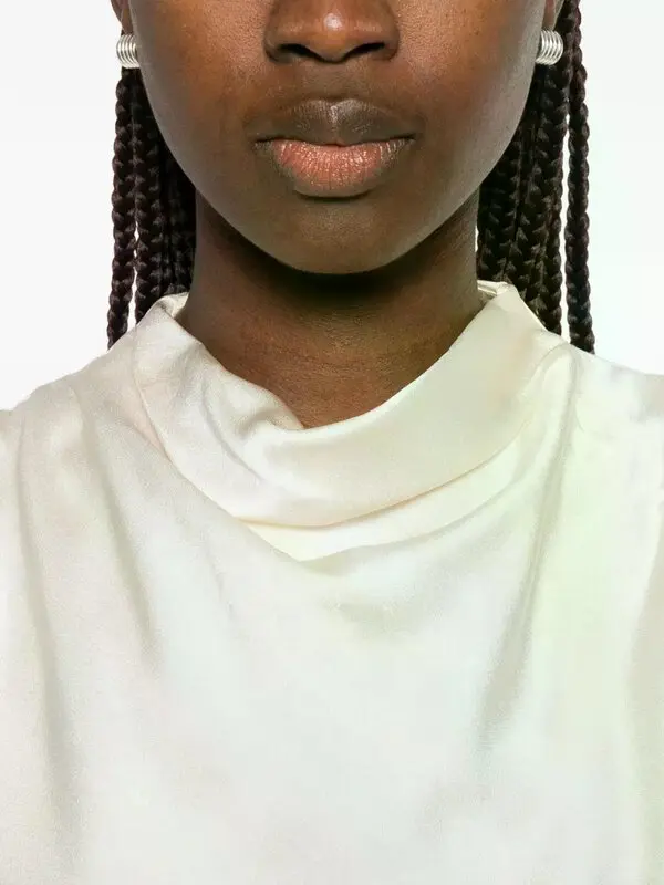 Vince Cowl-neck Sleeveless Top - Neutrals
