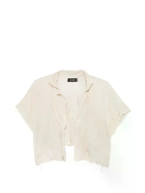 CIVIDINI Crinkled Cardigan