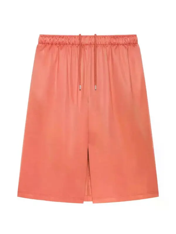 COURREGES Back-panel Shorts - Orange
