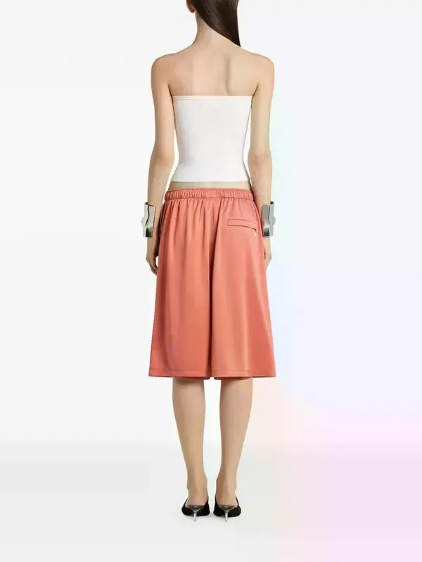 COURREGES Back-panel Shorts - Orange