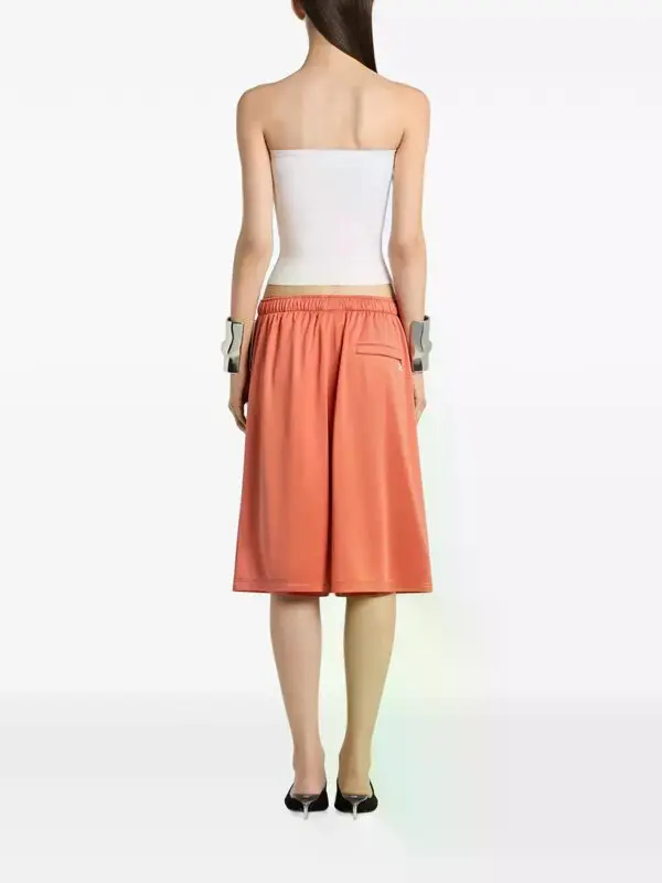 COURREGES Back-panel Shorts - Orange
