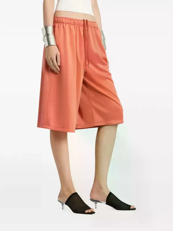 COURREGES Back-panel Shorts - Orange